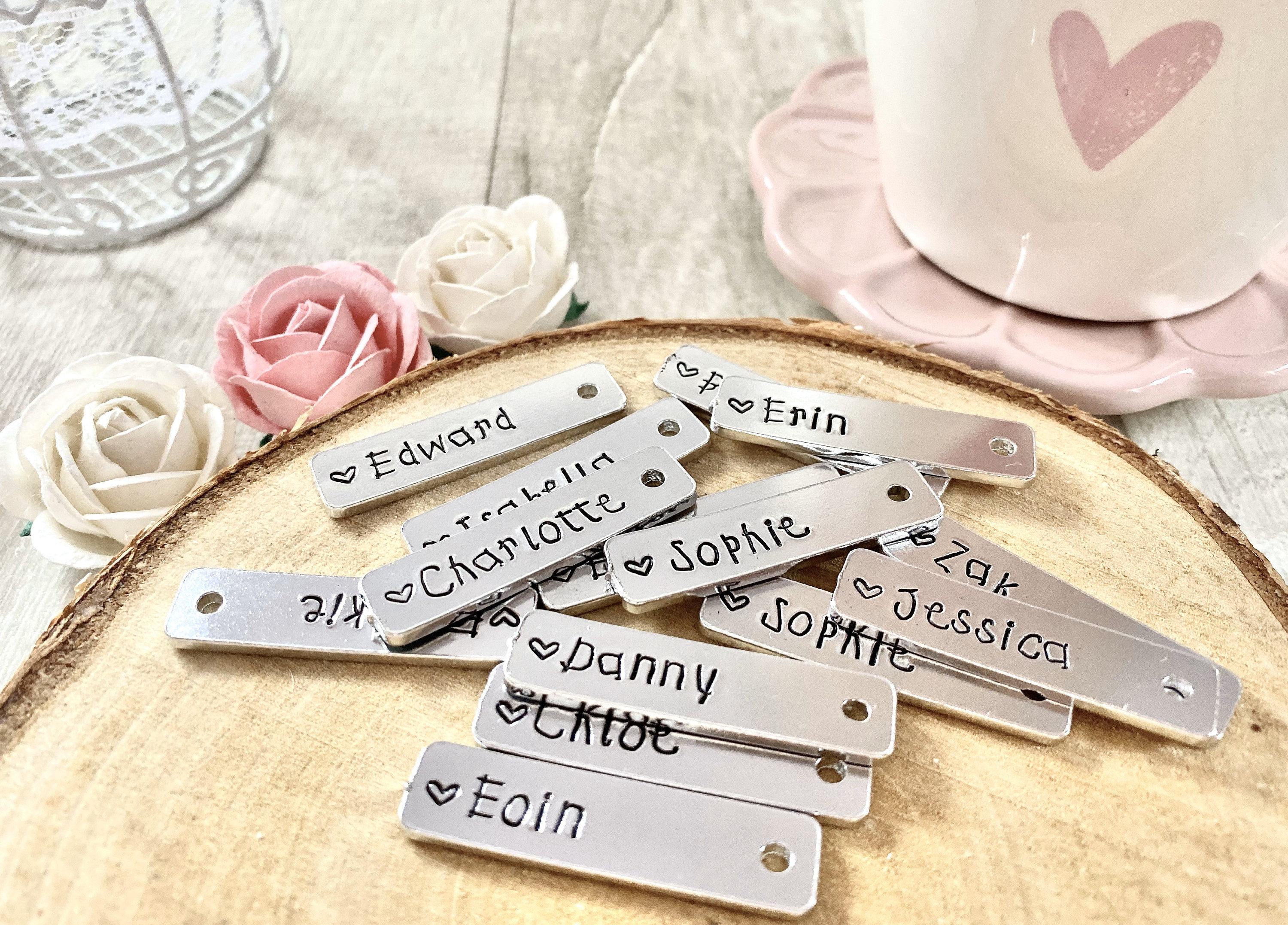 Additional Name Tag, Single Tag Only, Kids Font on Luulla
